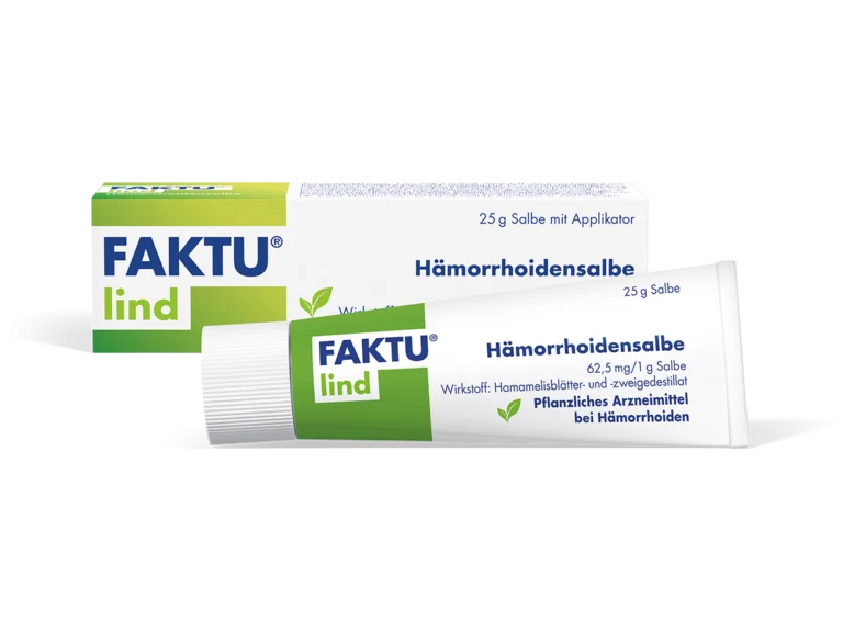 FAKTU lind Hämorrhoiden-Salbe mit Hamamelis